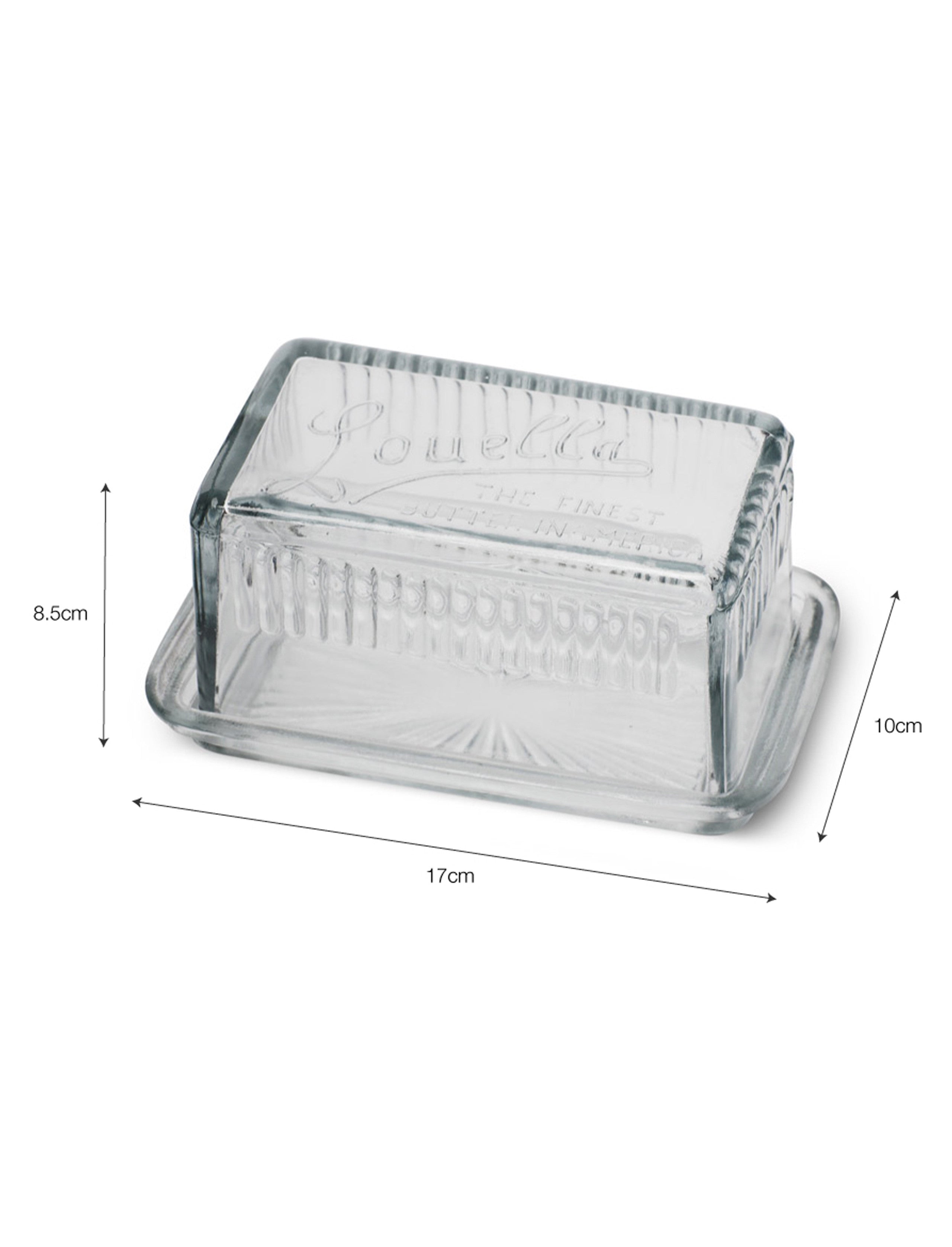 Glass Louella Butter Dish | Penelopetom