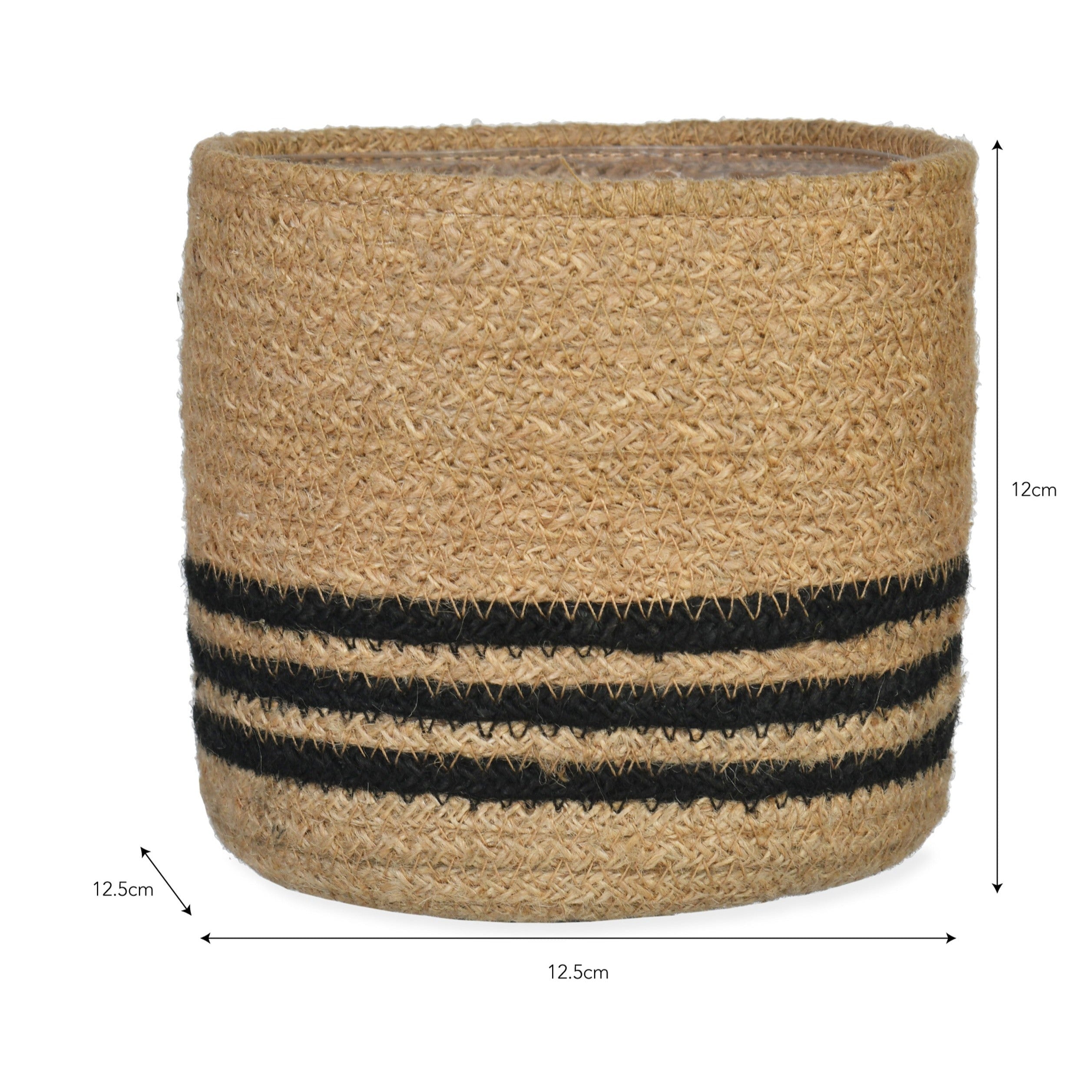 Striped Jute Plant Pot | Penelopetom