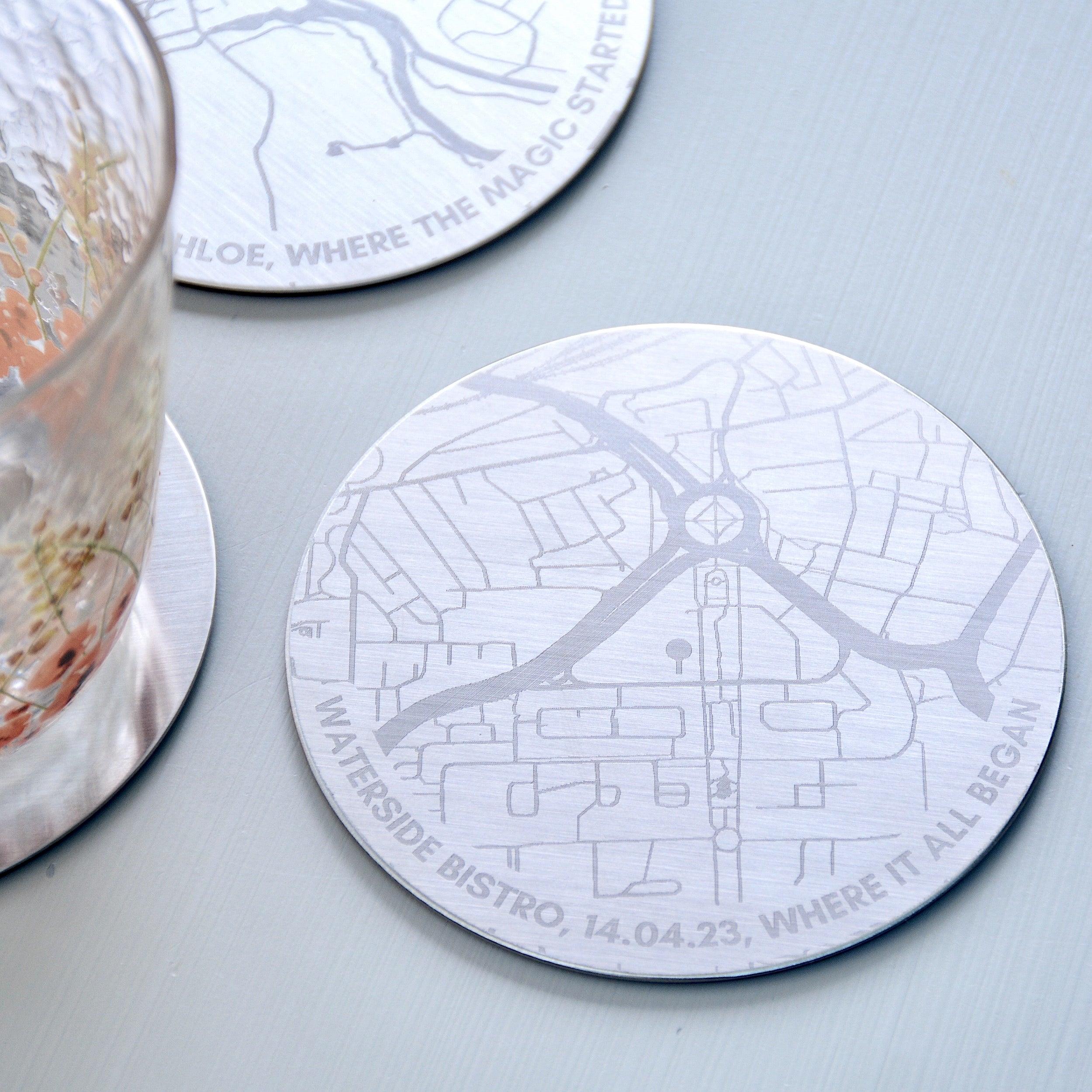 Personalised Map Location Coaster | Penelopetom