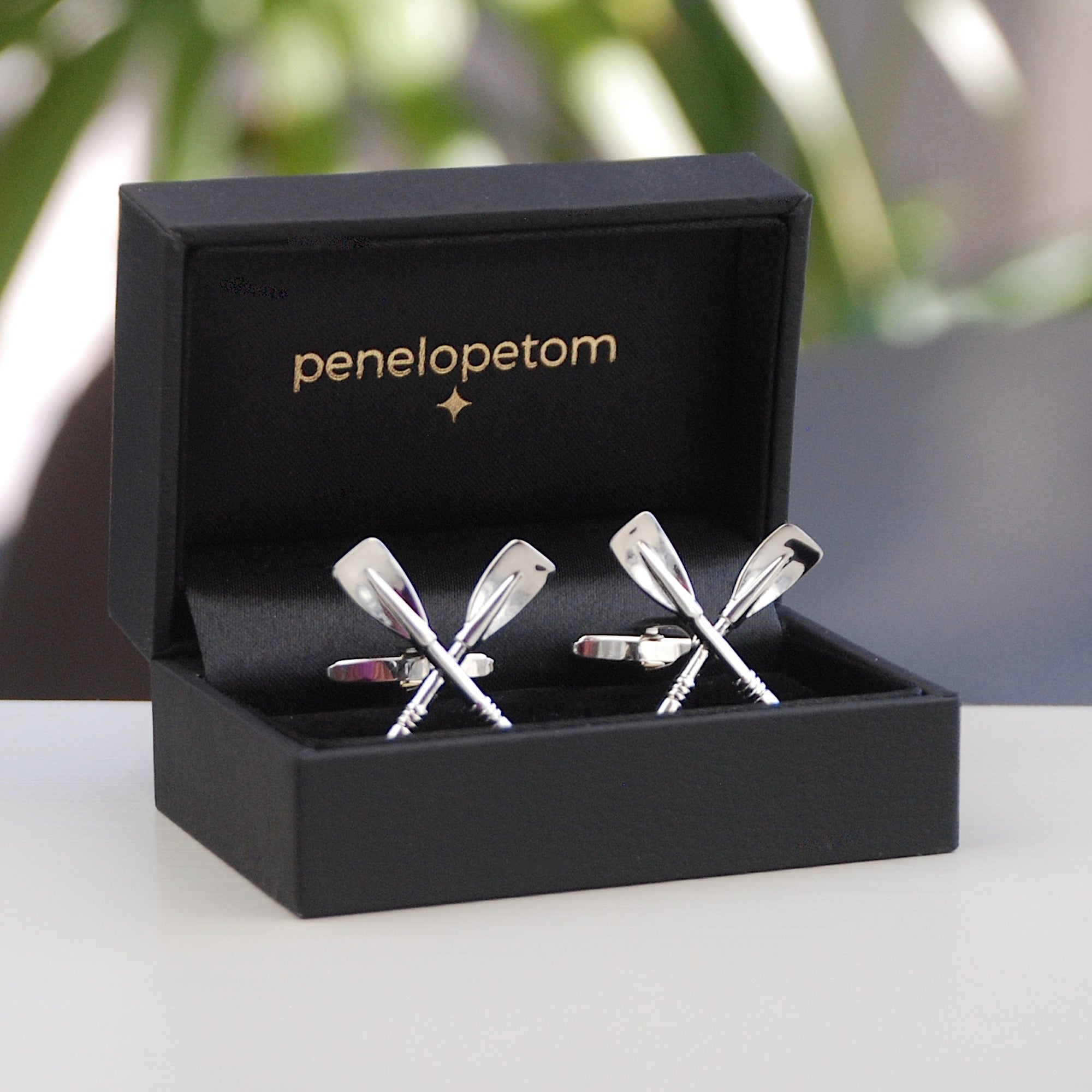 Personalised Rowing Oars Cufflinks – Penelopetom