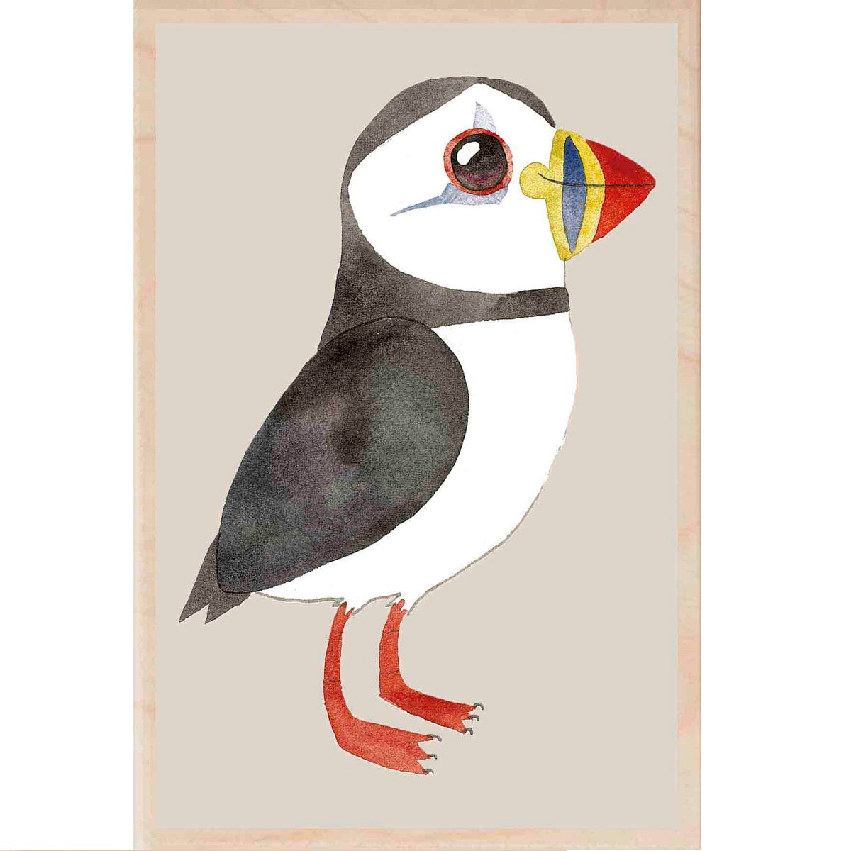 Puffin Wooden Postcard – Penelopetom