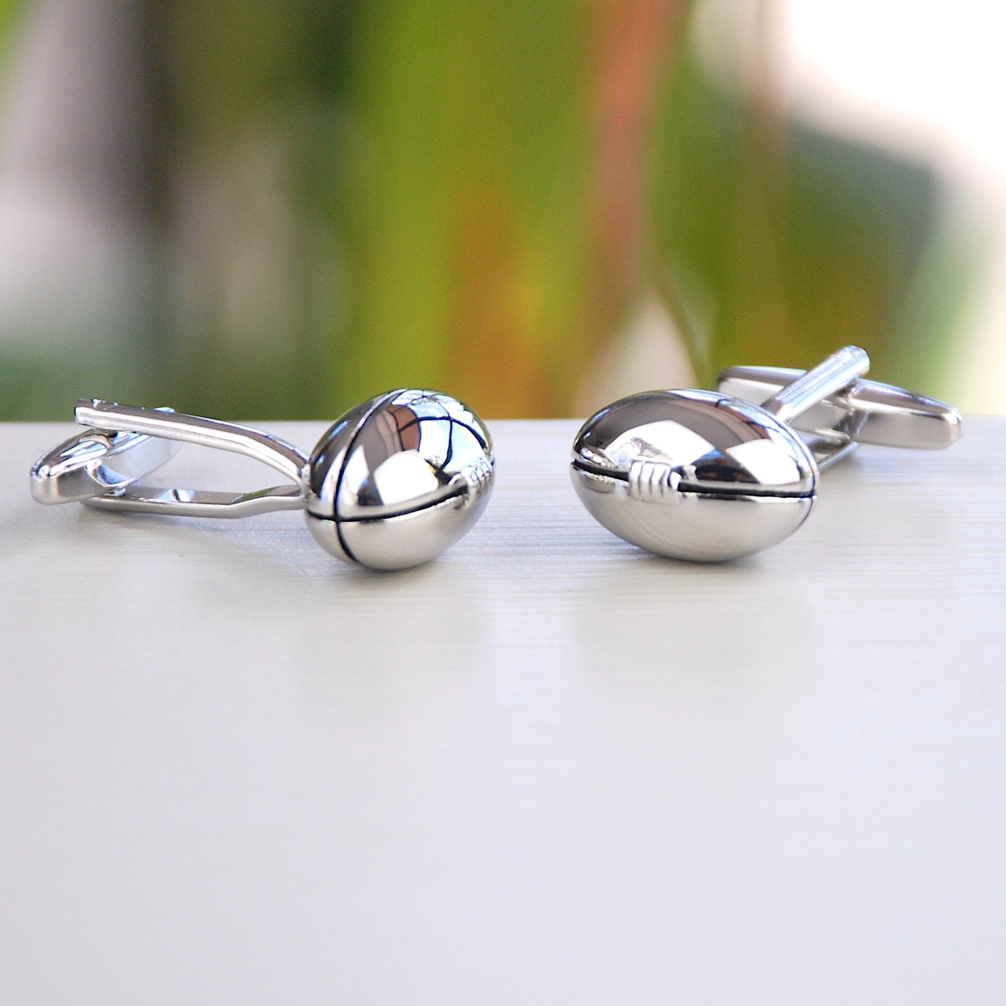 Personalised Rugby Ball Cufflinks – Penelopetom